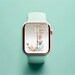 Initial Apple Watch Face, Feminine Watch Face Flowers, Watercolor Apple ...
