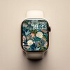 Pink Apple Watch Face Flowers, Floral Apple Watch Face, Digital ...