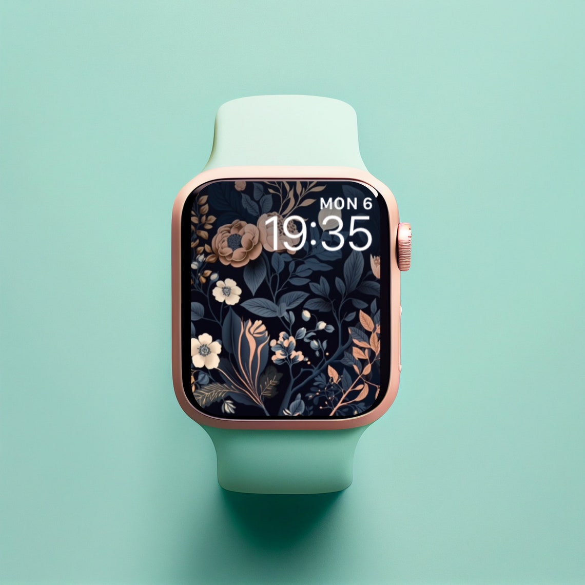 Floral Apple Watch Face, Feminine Watch Face Flowers, Watercolor Apple ...