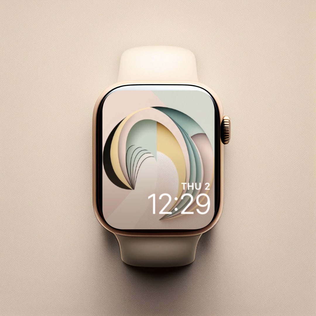 Cute Pastel Art Watch Face, Artsy Watch Face, Iwatch Face, Art for ...
