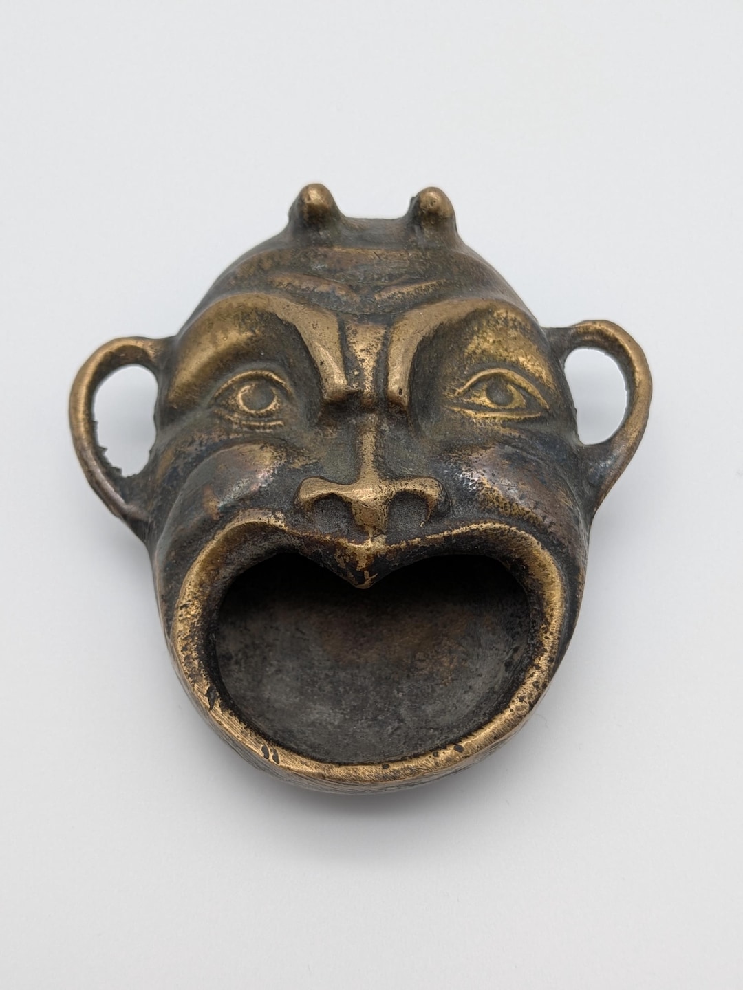 Vintage Brass Devil Ashtray 1920s Demon Head Occult Oddities Decor - Etsy
