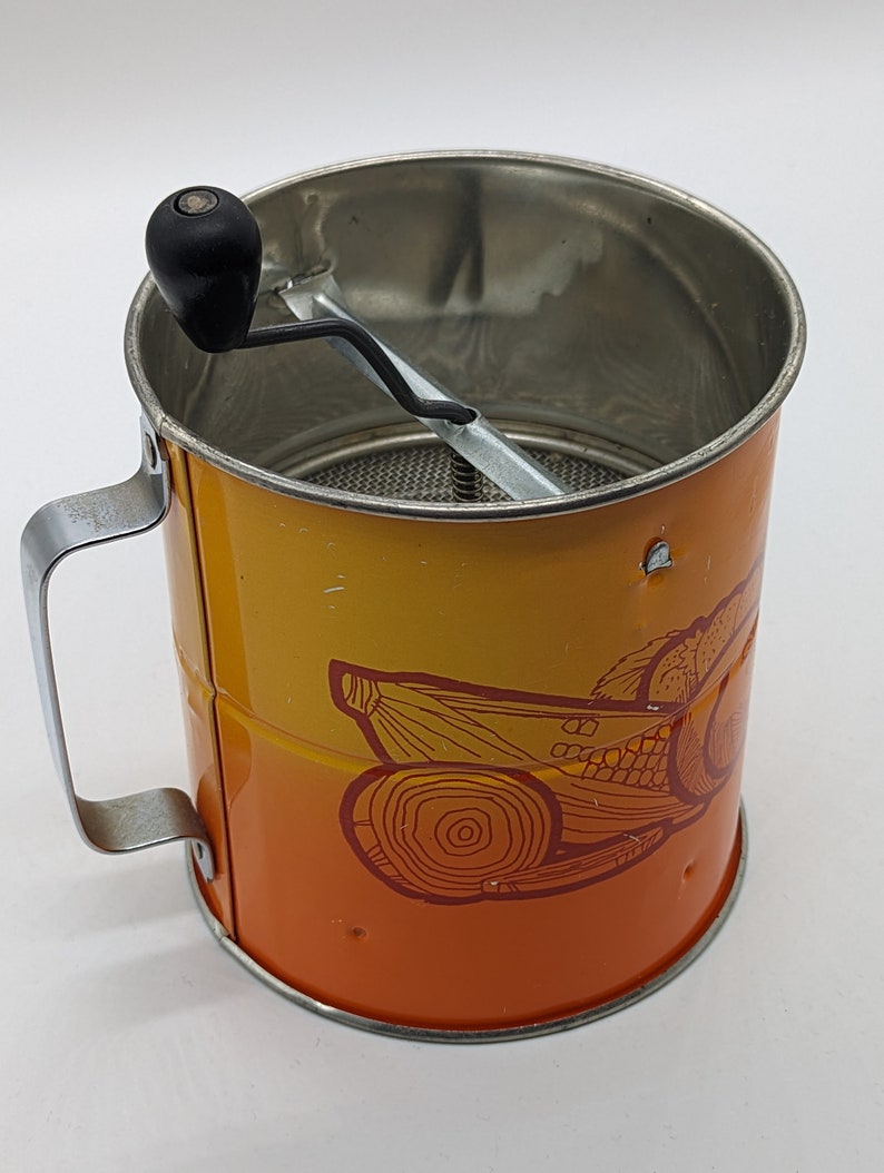 Vintage Androck Hand Crank Flour Sifter - Etsy