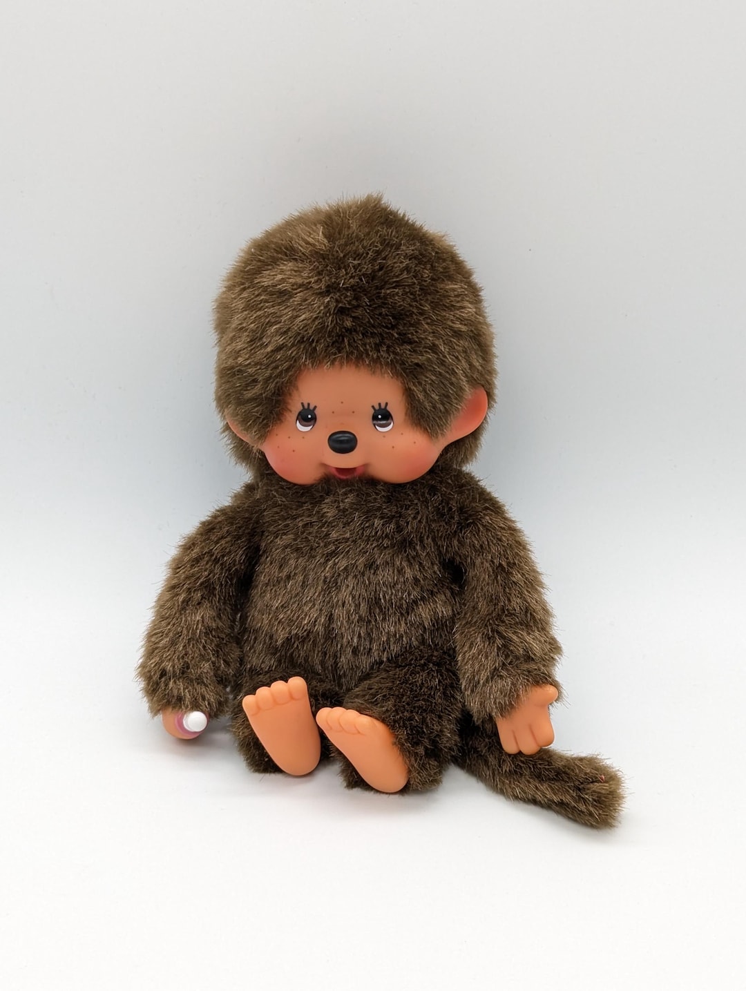 Vintage Sekiguchi Monchhichi Doll With Pacifier, Soft Brown Plush ...