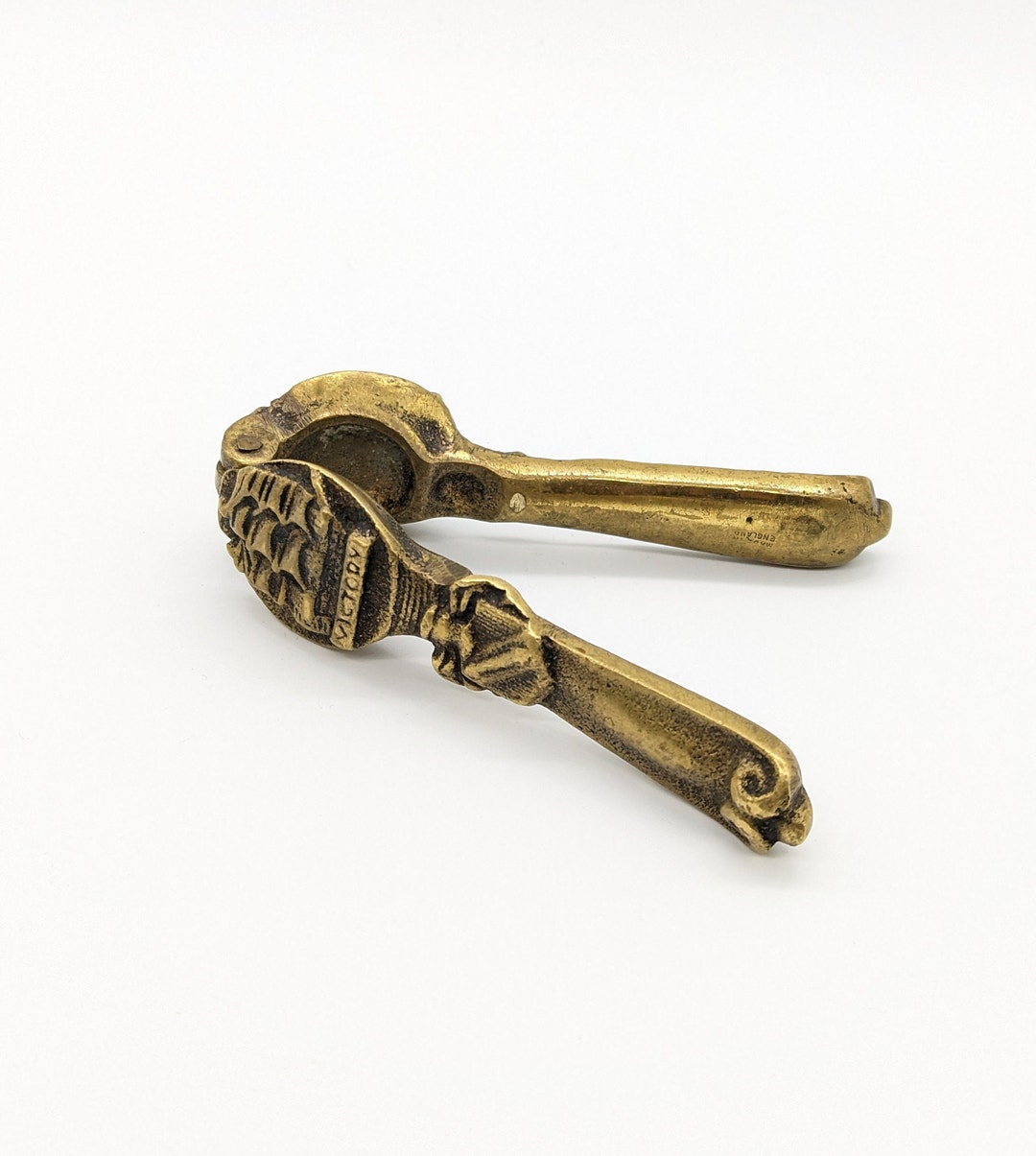 Vintage Brass Nutcracker: HMS Victory Tribute Naval Elegance in ...