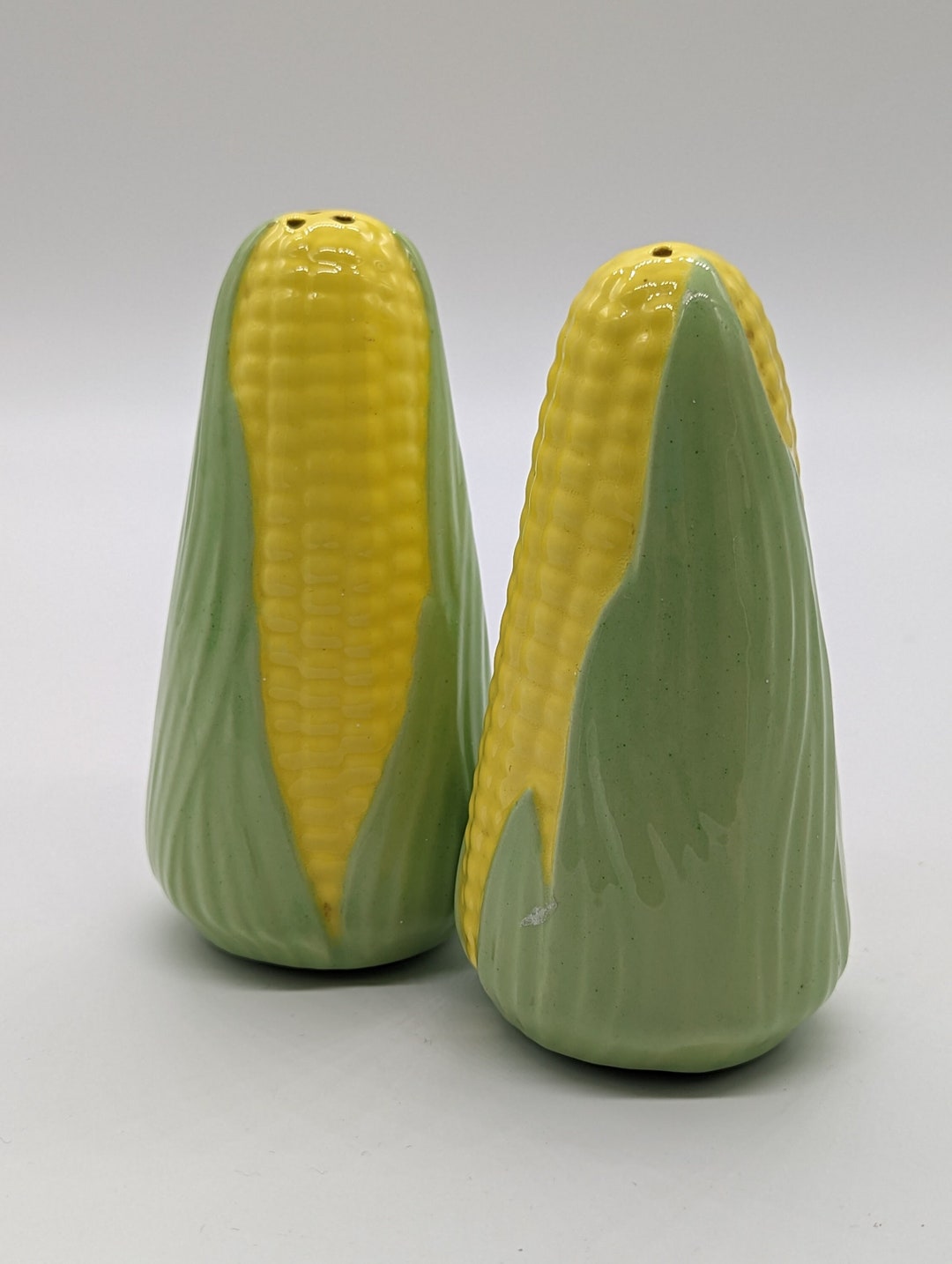 Vintage Corn Cob Salt and Pepper Shakers - Etsy