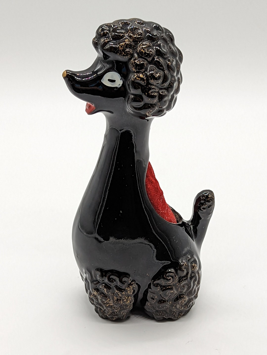 Ceramic Poodle Pin Cushion - Etsy