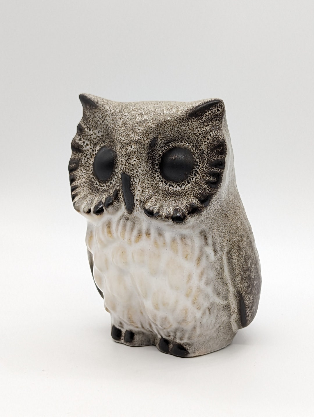 Vintage Howard Pierce Pottery Owl Statuette: A Mid-century Californian ...