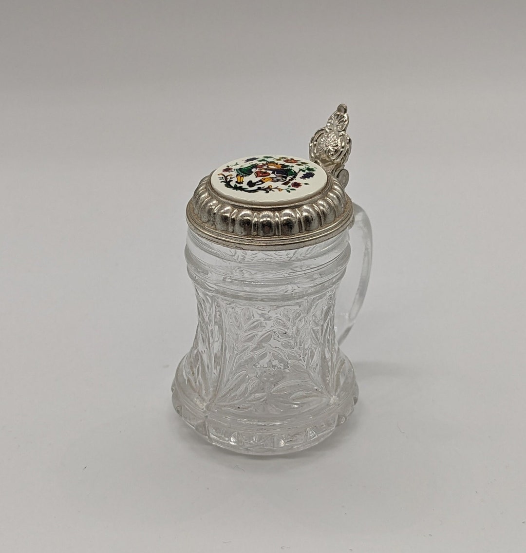 Vintage BMF Glass Schnapskrugerl (schnapps Glass) - Bavarian Courting ...