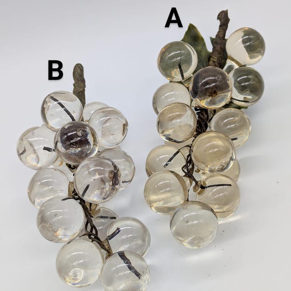 Lucite Grapes - Etsy