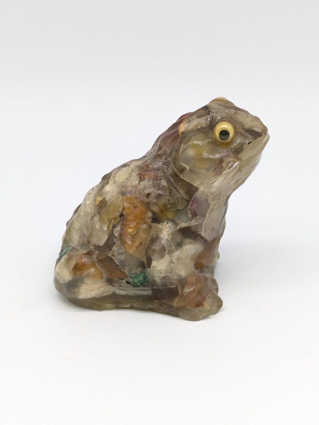 Rare Vintage Vomit Frog Figurine Crafted From Resin and Stone, a ...