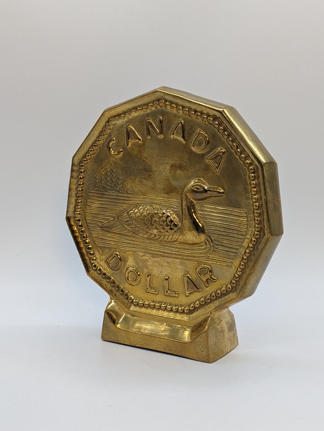 Vintage Canadian loonie Coin Bank: A Nostalgic - Etsy