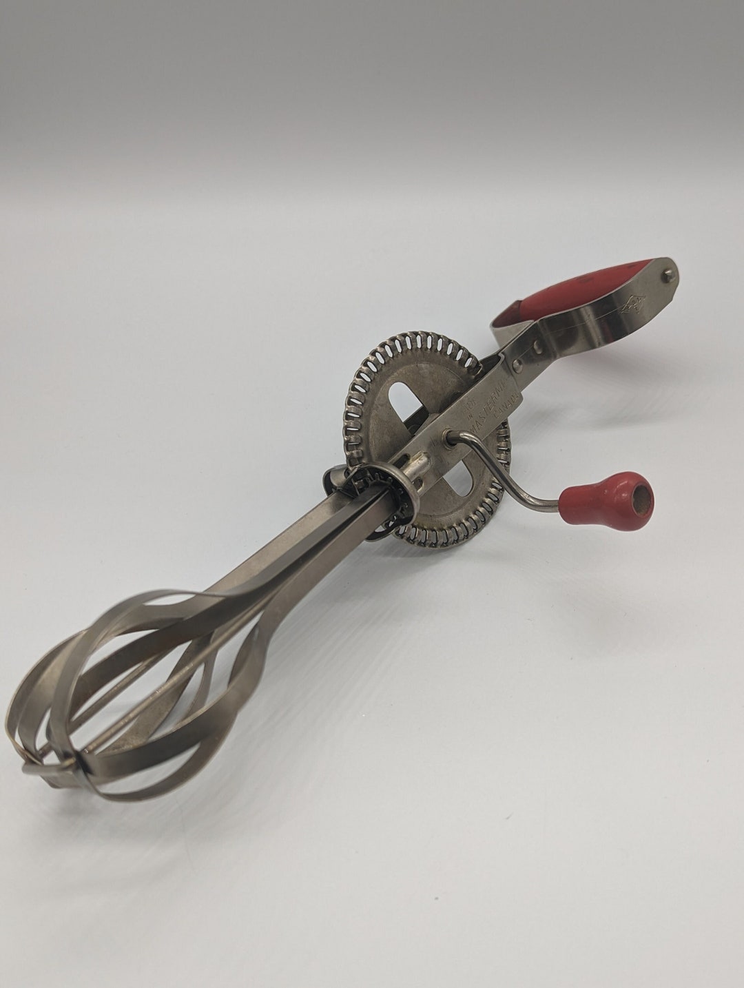 Vintage Mastermix Hand Mixer With Red Handles - the Perfect Addition to ...