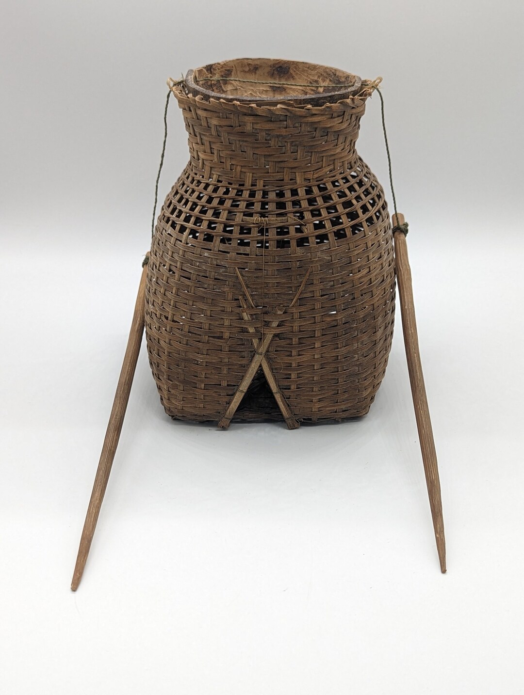 Vintage Hand Woven Fish Trap - Etsy