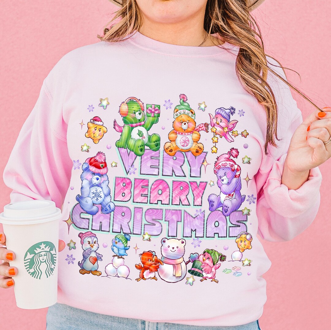 Very Beary Christmas Sweater, Christmas Crewneck, Christmas Sweater ...