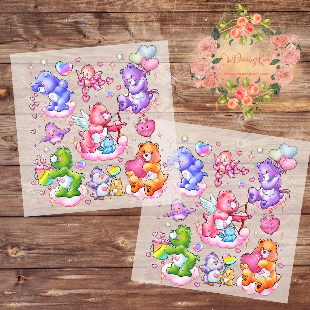 Love Bears DTF Transfer, Valentines Day Ready to Press Transfer, DTF ...