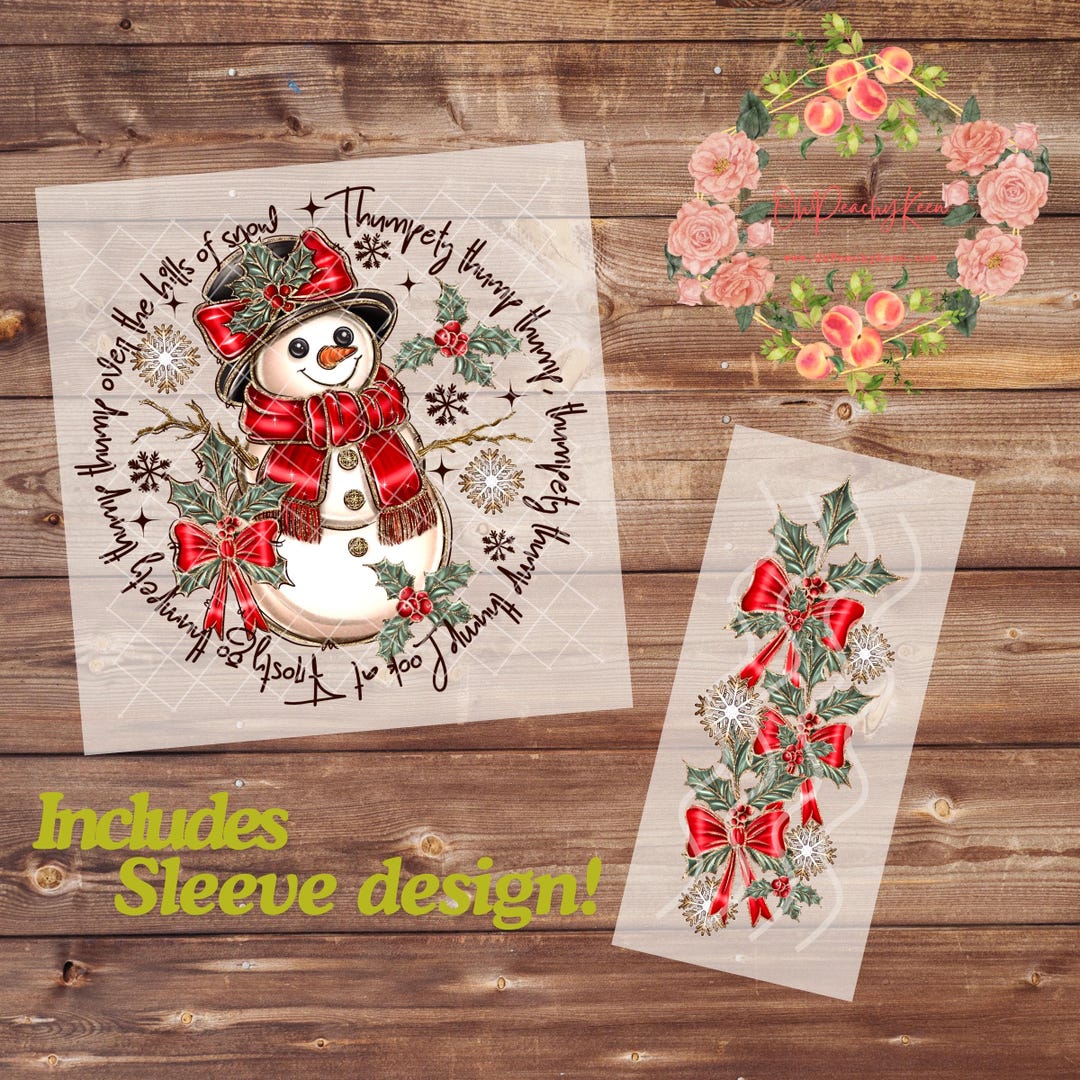 Christmas DTF Transfer, Christmas Snowman Dtf, Snowman Ready to Press ...