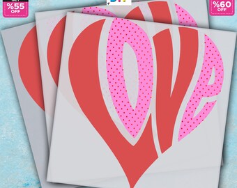 Hand Drawn Heart, Ready to Press, Valentines Day DTF Transfer, Heart ...