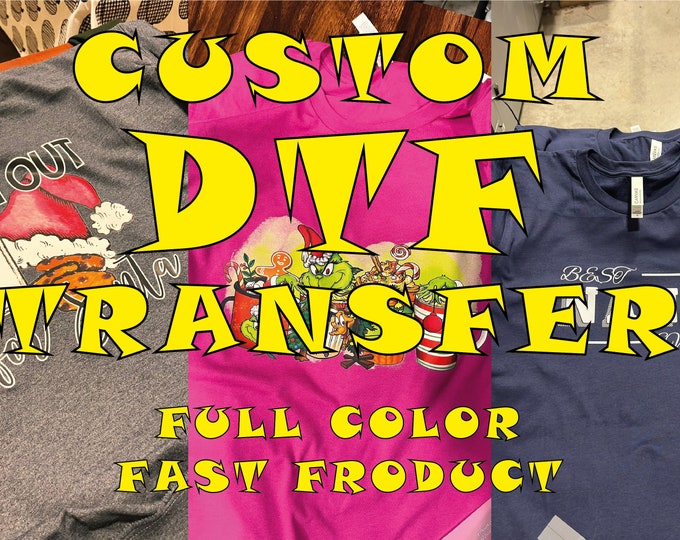 DTF Transfers, Dtf Transfer Custom, Dtf Transfers Ready for Press, DTF ...