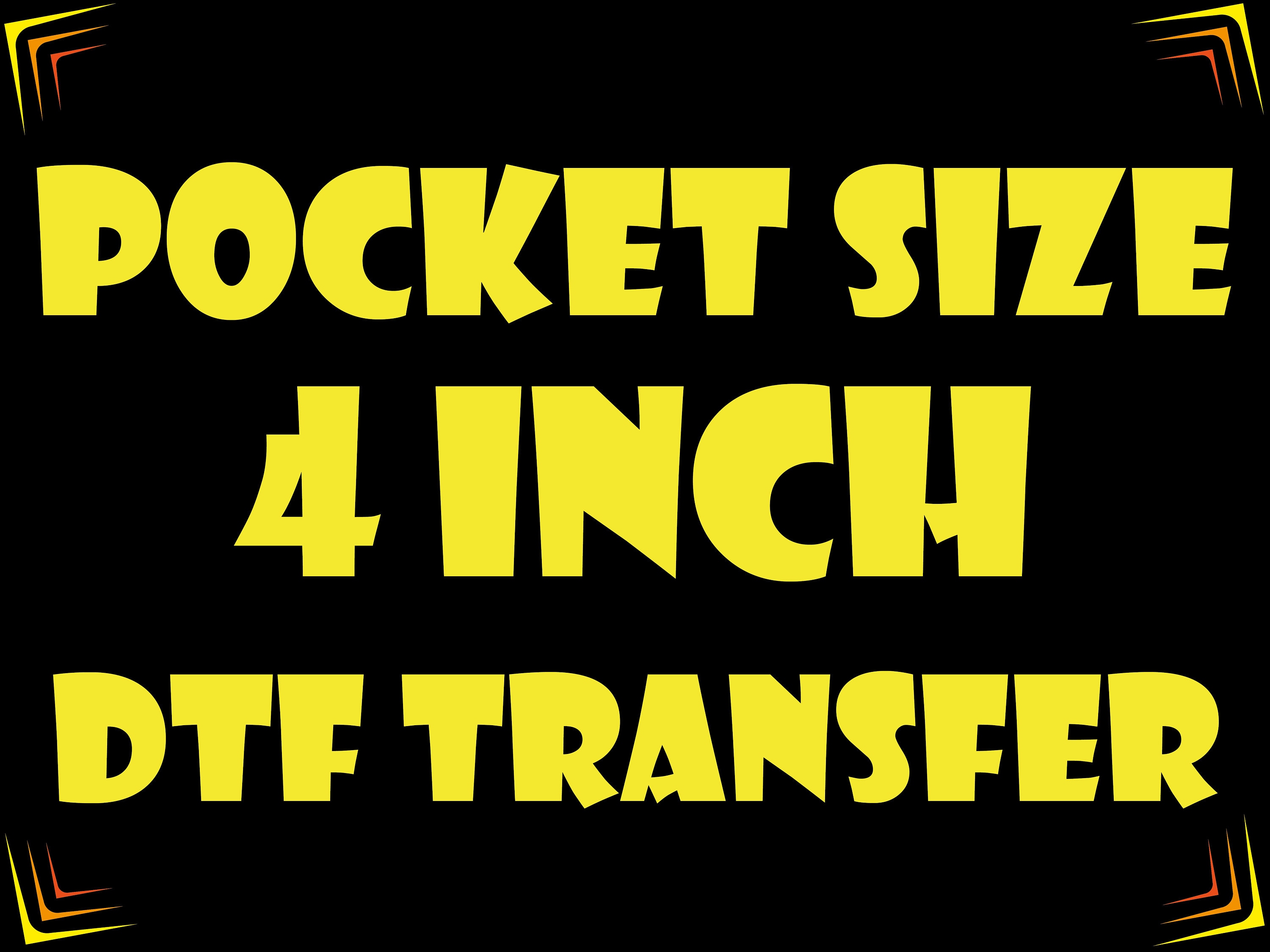 Pocket Size Dtf Transfer Custom, Gang Sheet, Full Color DTF, DTF Print, Press Ready, Wholesale ...