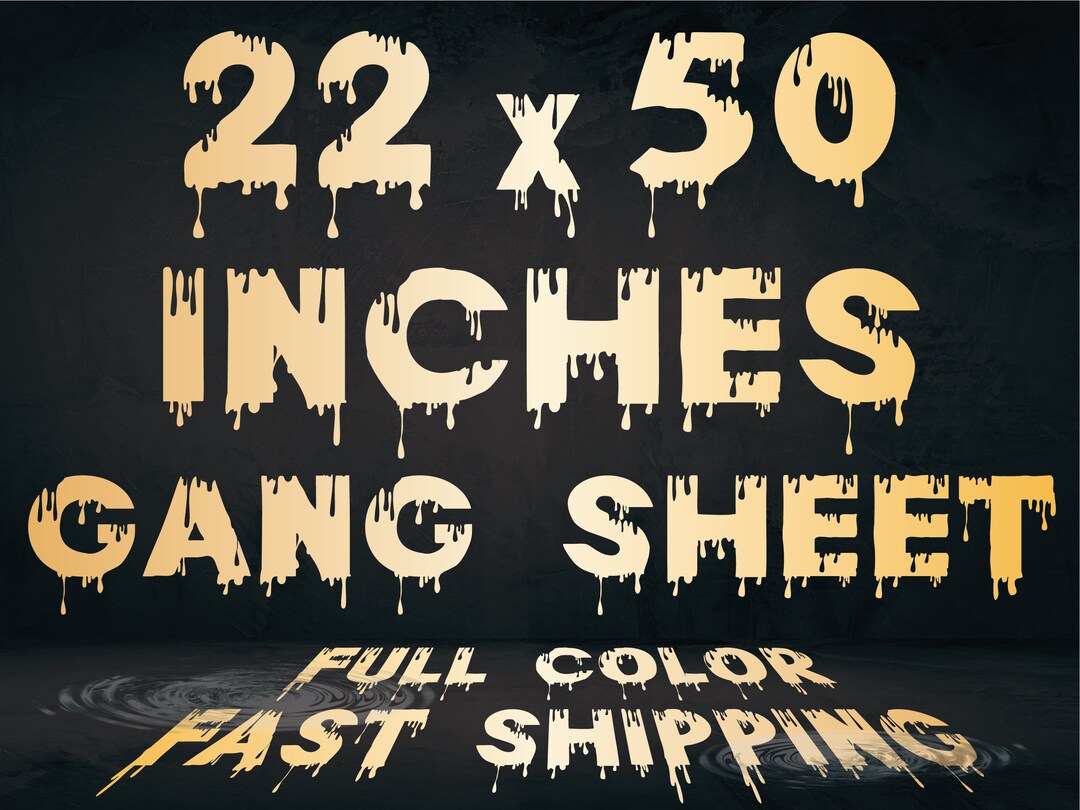 Gang Sheet, DTF Transfers, Direct to Film, Full Color, DTF Print ...