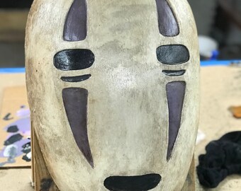 White Anime Face Mask - Etsy
