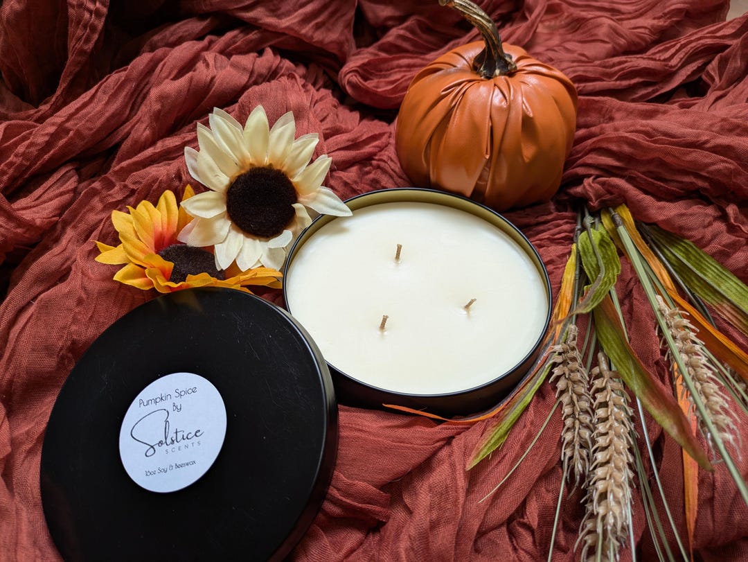 Soy Wax and Beeswax 3 Wick Candle 19 Oz - Etsy