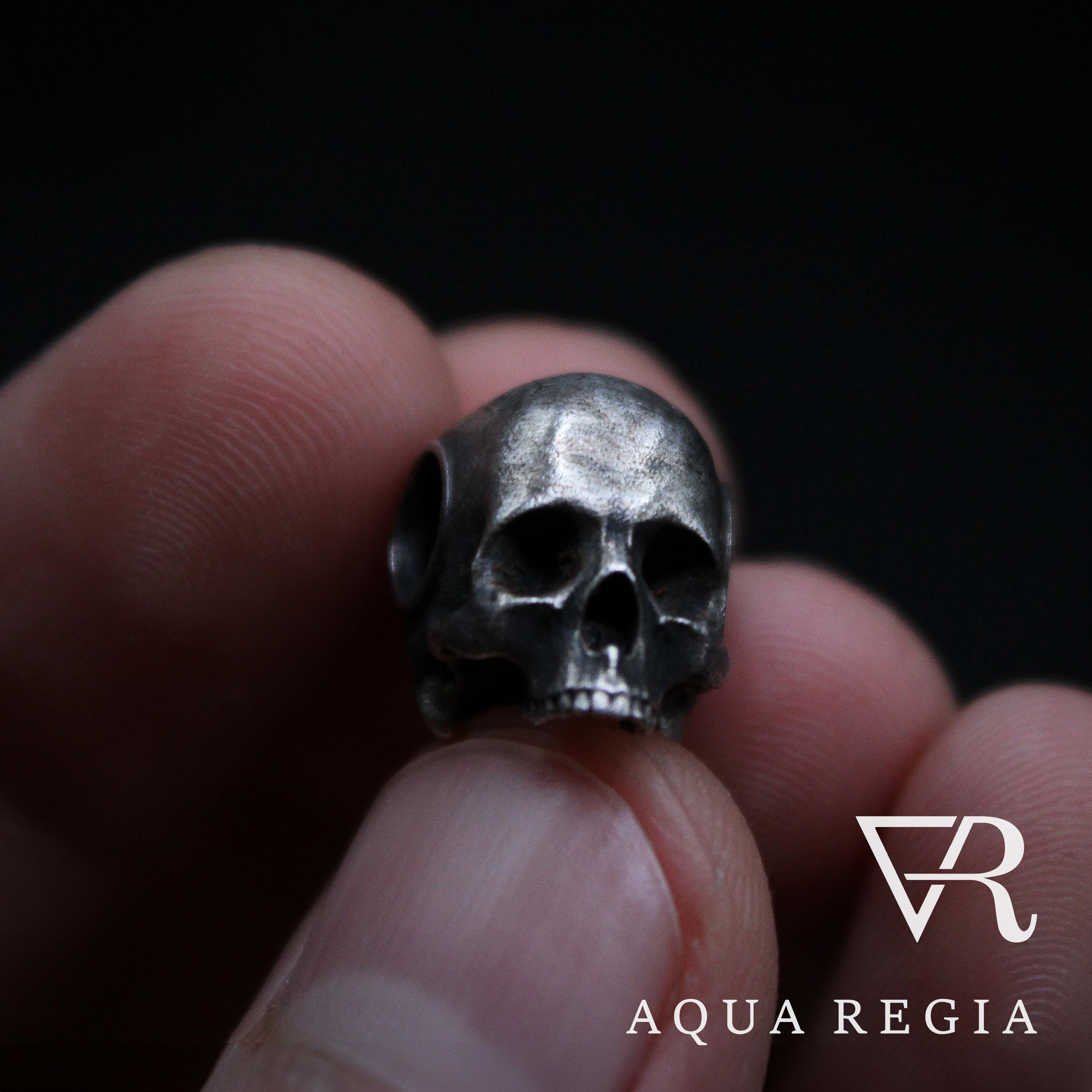 Mens Necklace Skull Sator Pendant - .925 Silver, Inspired by 16th ...