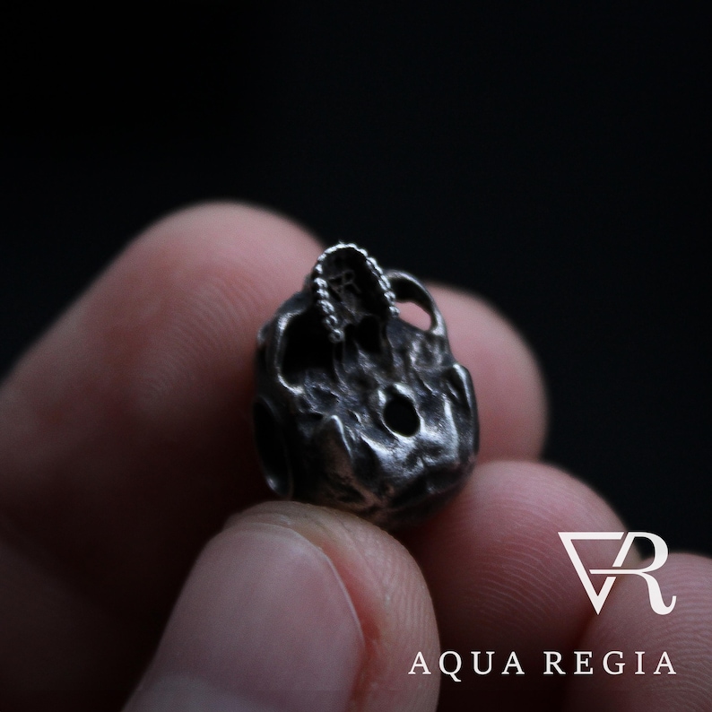 Mens Necklace Skull Sator Pendant - .925 Silver, Inspired by 16th ...