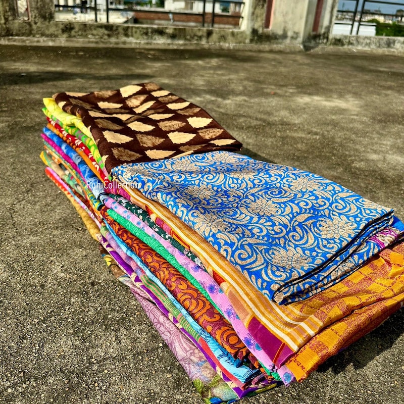Recycled Saree - Etsy