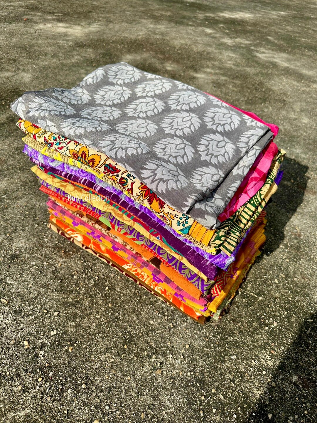 Used Saree Recycled up Cycled Sari for Home Decor Party Decor Theme ...