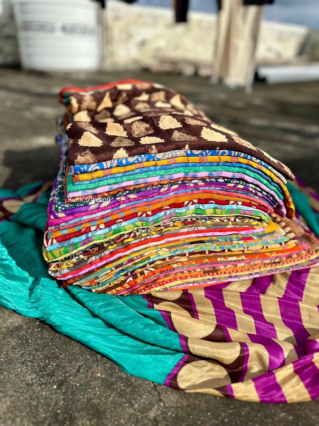 Vintage Art Silk Saree, Old Silk Fabric, Vintage Indian Antique ...