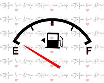 Empty Gas Tank Svg - Etsy