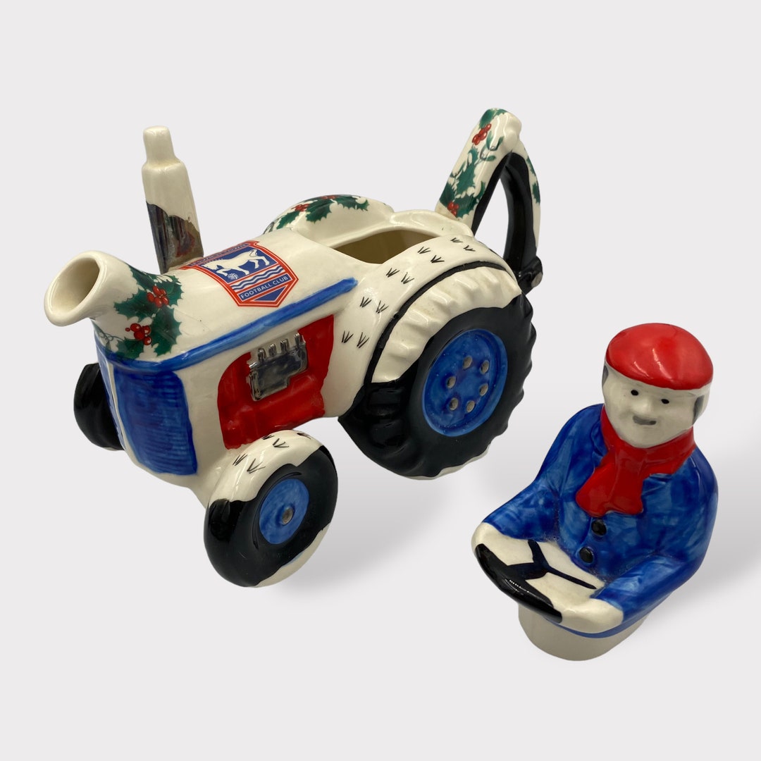 2003 Novelty Tractor Teapot - Tony Carter (vintage, Soccer, Football ...