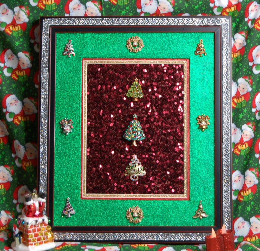 Oh Tannenbaum - Christmas Trees - Mixed Media Wall Art - Etsy