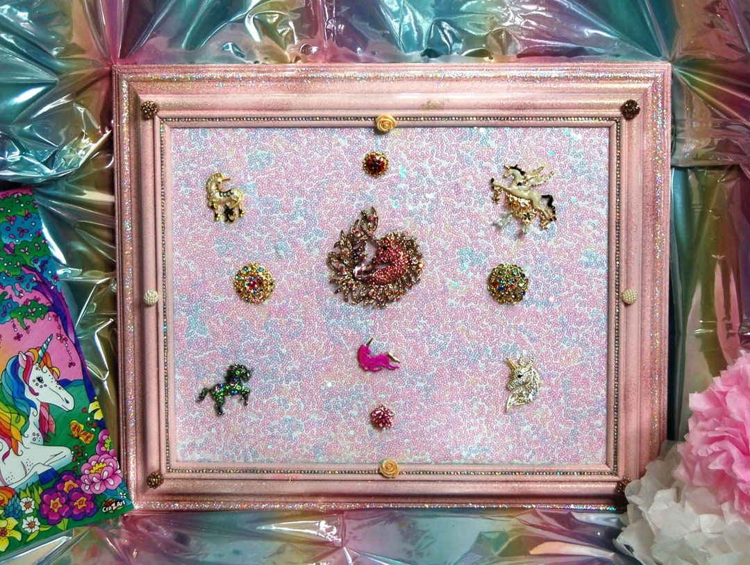 Magical Mystical Unicorn Invasion - Mixed Media Wall Art - Etsy