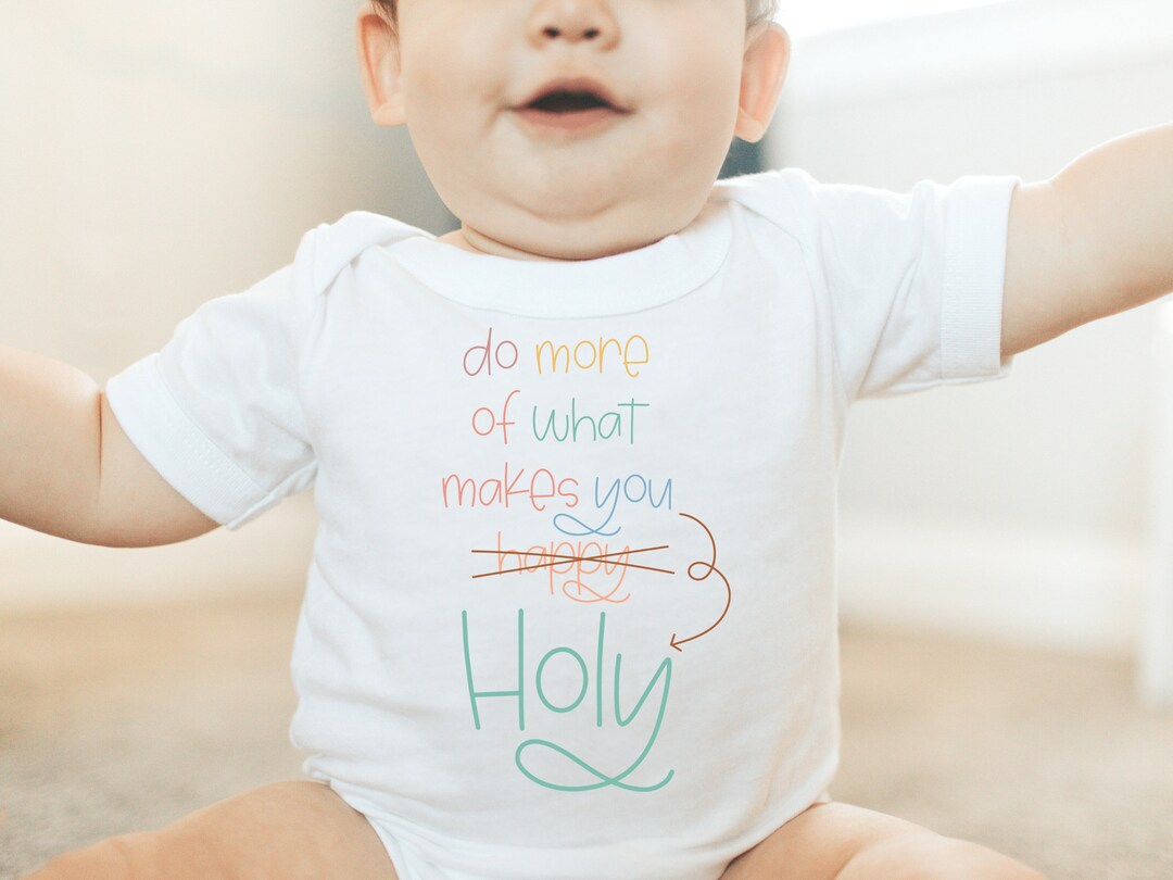 Do More of What Makes You Holy Baby Short Sleeve One Piece Yeshua Torah ...