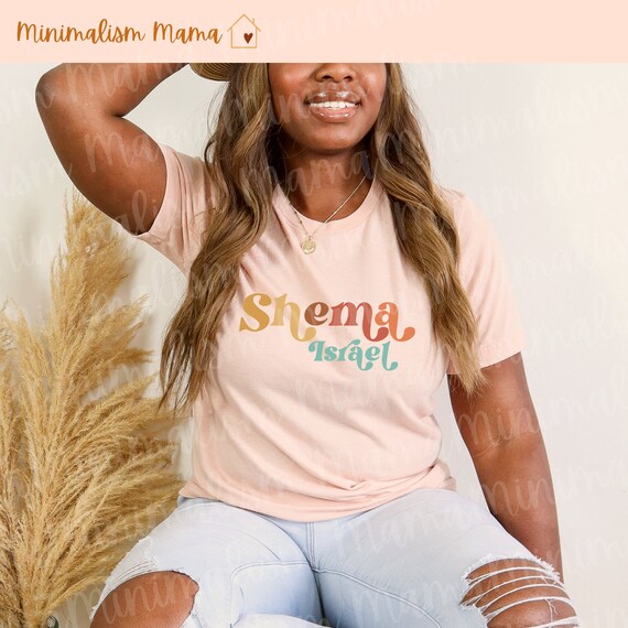 Shema Israel Vintage Christian Retro Christian Shirt - Etsy