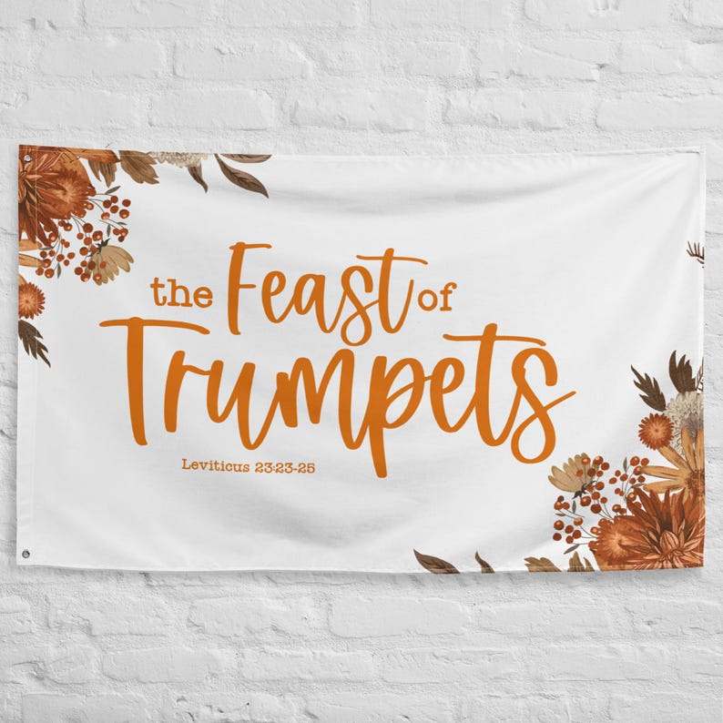 Feast of Trumpets Wall Tapestry, Feast Tapestry, Wall Tapestry Quote ...