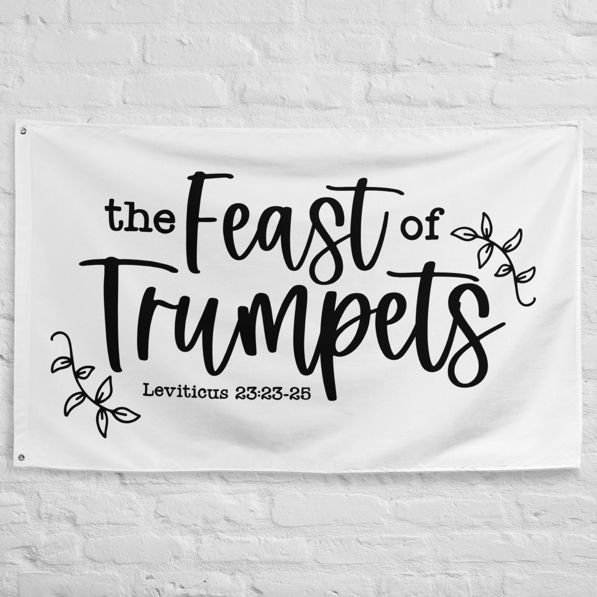 Feast of Trumpets, Yom Teruah Wall Tapestry, Feast Tapestry, Wall ...