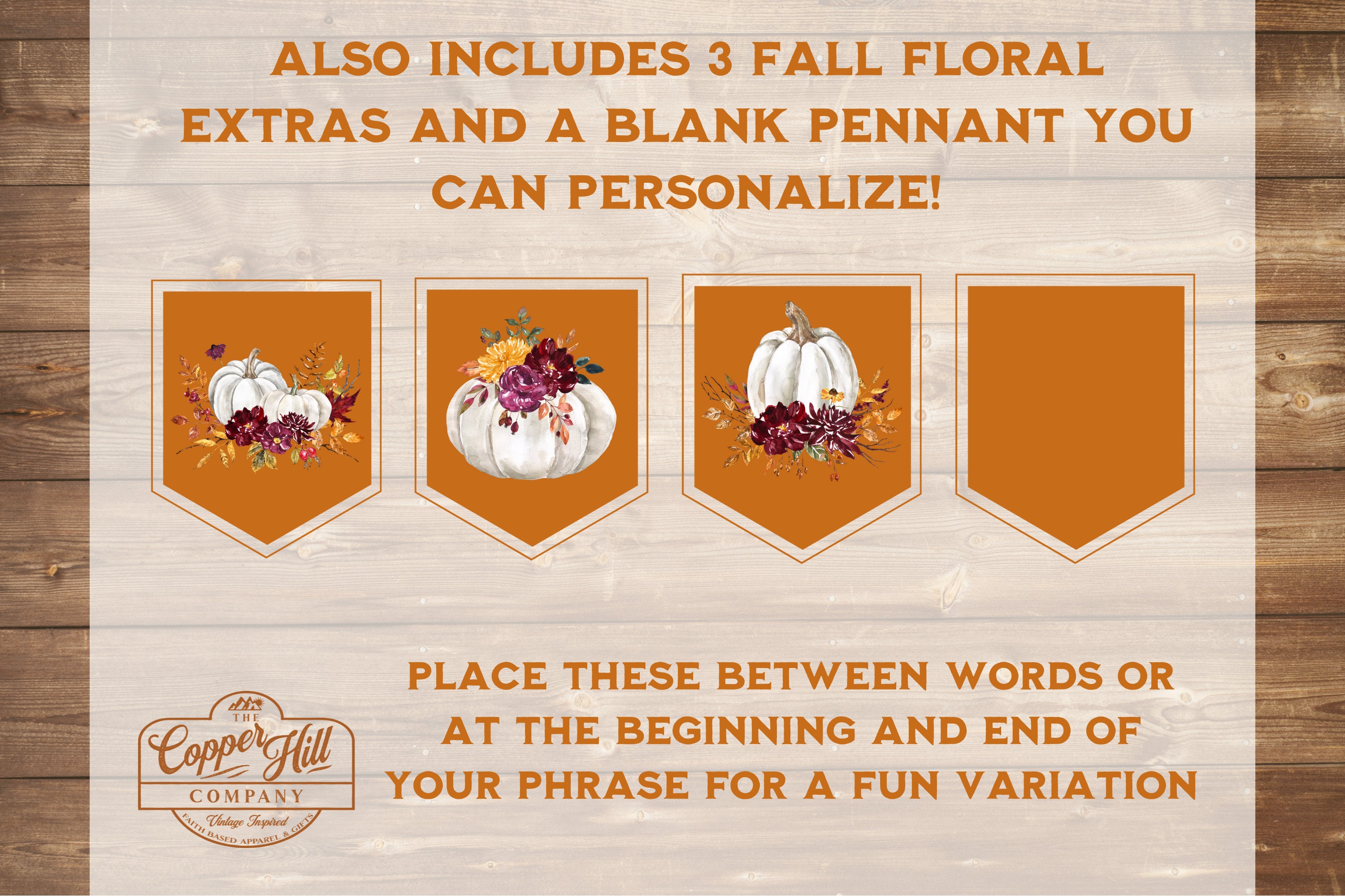 Fall Feast Pennant Banner Printable Fall Banner Printable - Etsy
