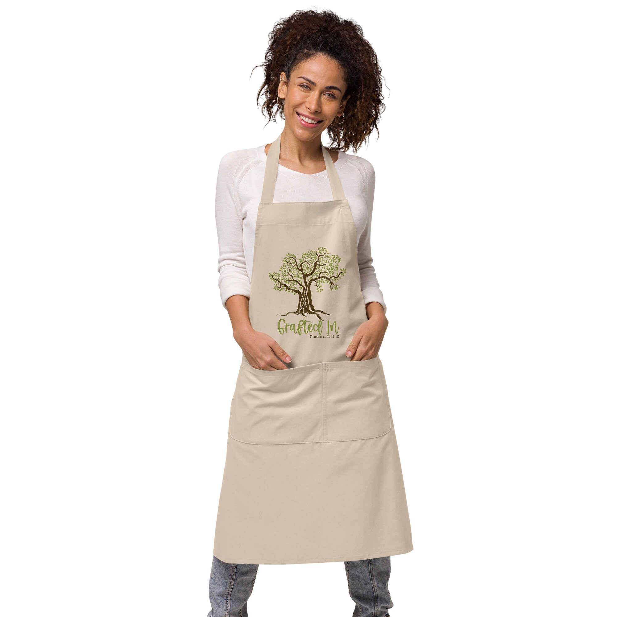 Grafted in Apron | Olive Tree of Life | Grafted Into Israel Apron ...