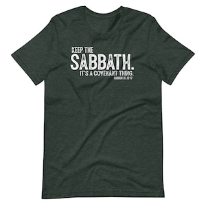 Sabbath Tee | Messianic Shirt | Shabbat Tshirt | Sabbath Keepers ...