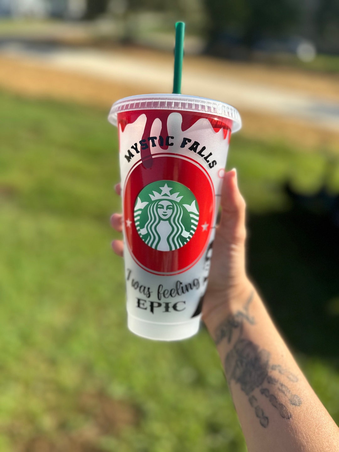 Vampire Cup, Custom Starbucks Tumbler, Reusable Coffee Cup, Custom Name ...