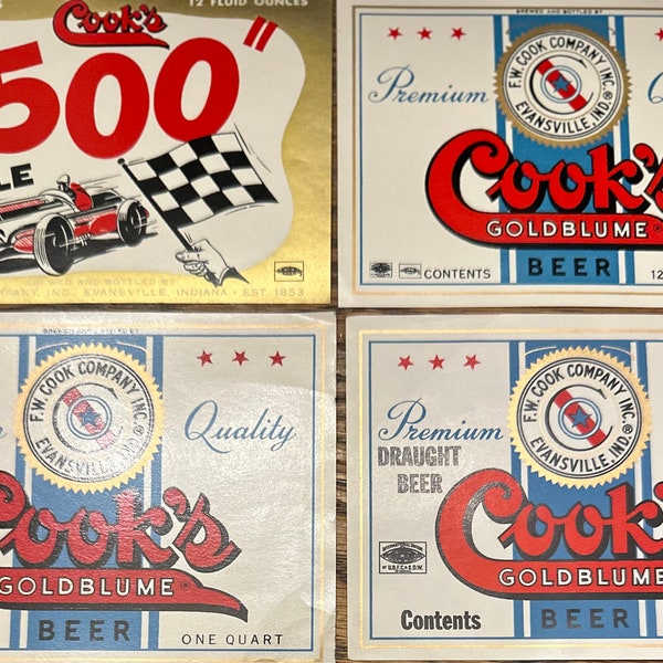 Vintage Beer Labels - Etsy