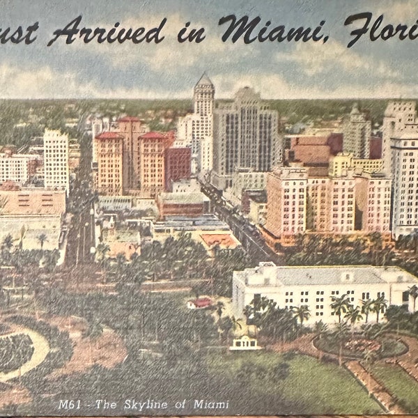 Miami Postcard - Etsy