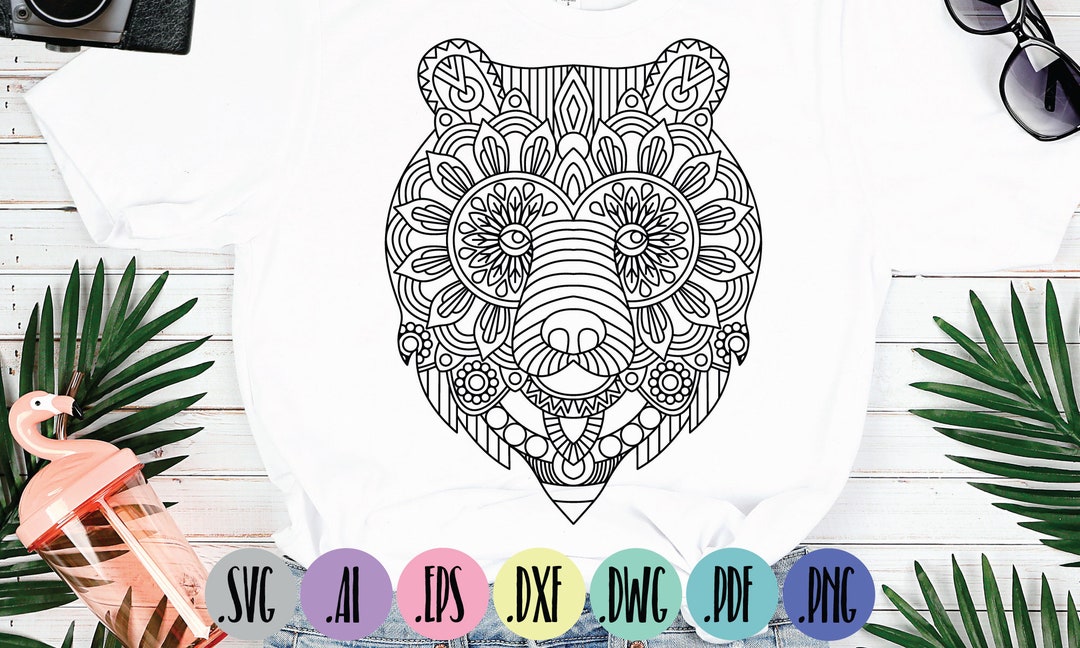 Bear Mandala SVG | Cut File | Instant Download | Cricut | Silhouette ...