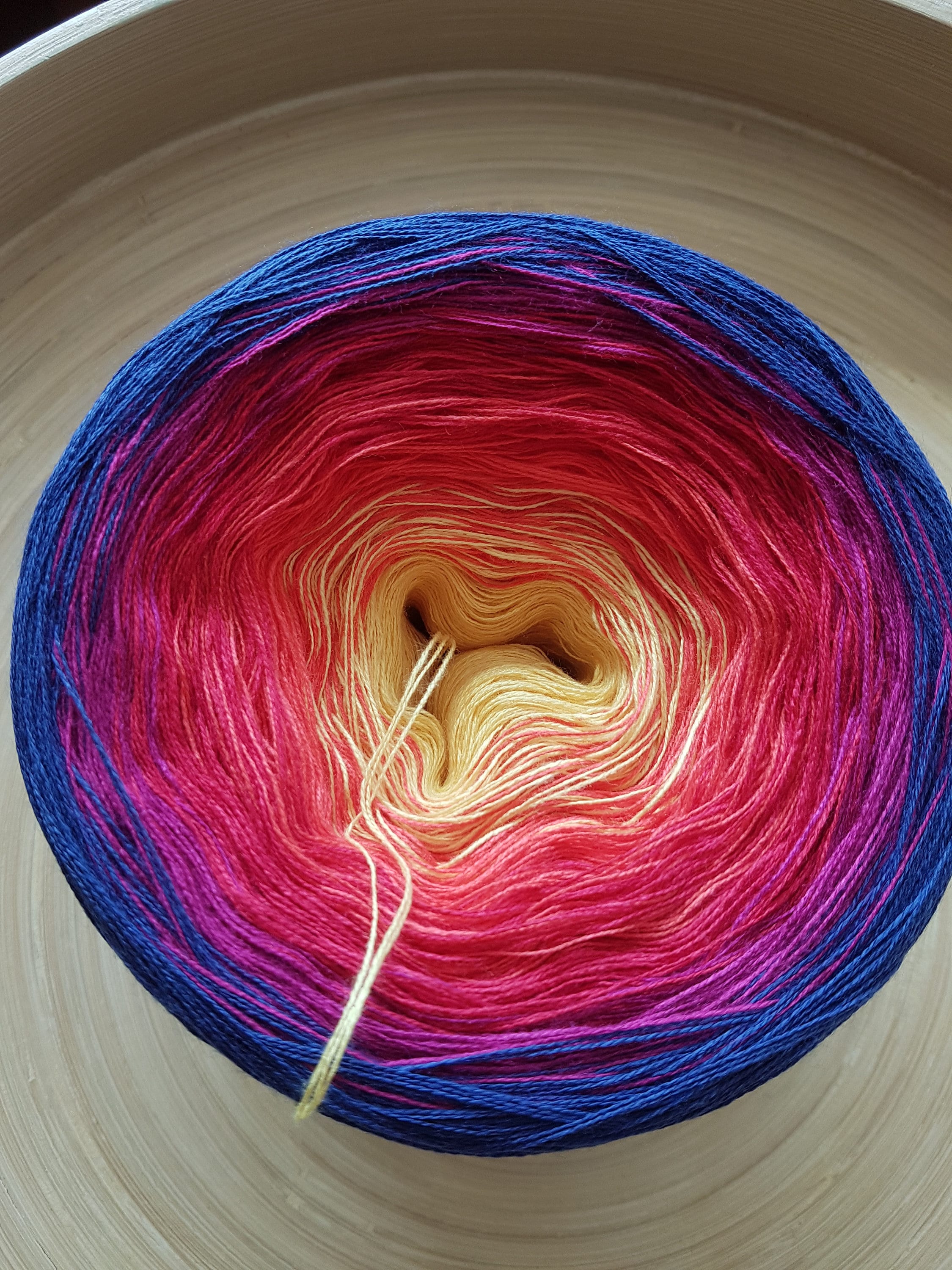 Gradient Cake Yarn Ombre Yarn Cake Color Change Yarn 3 Ply | Etsy