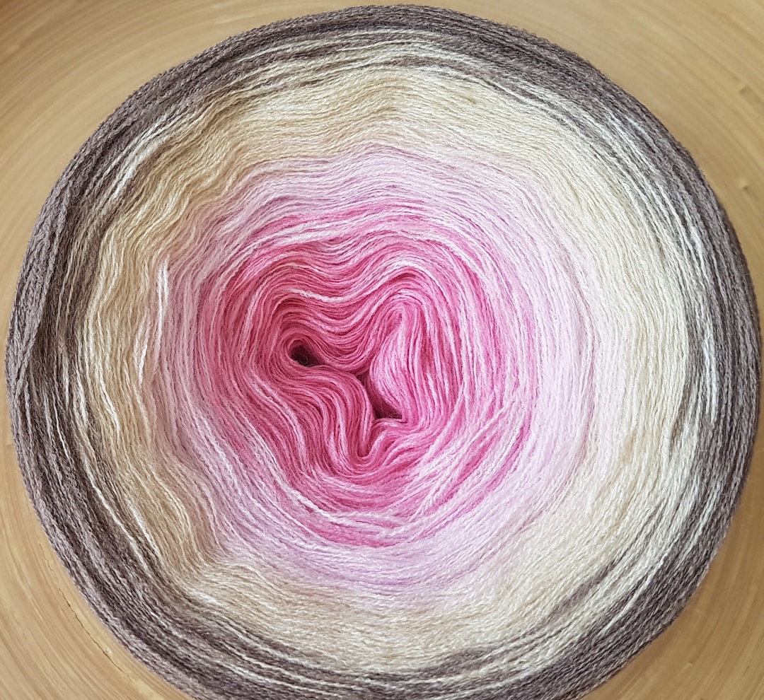 Gradient Cake Yarn, Ombre Yarn Cake, Color Change Yarn, 3 Ply, Ombre ...