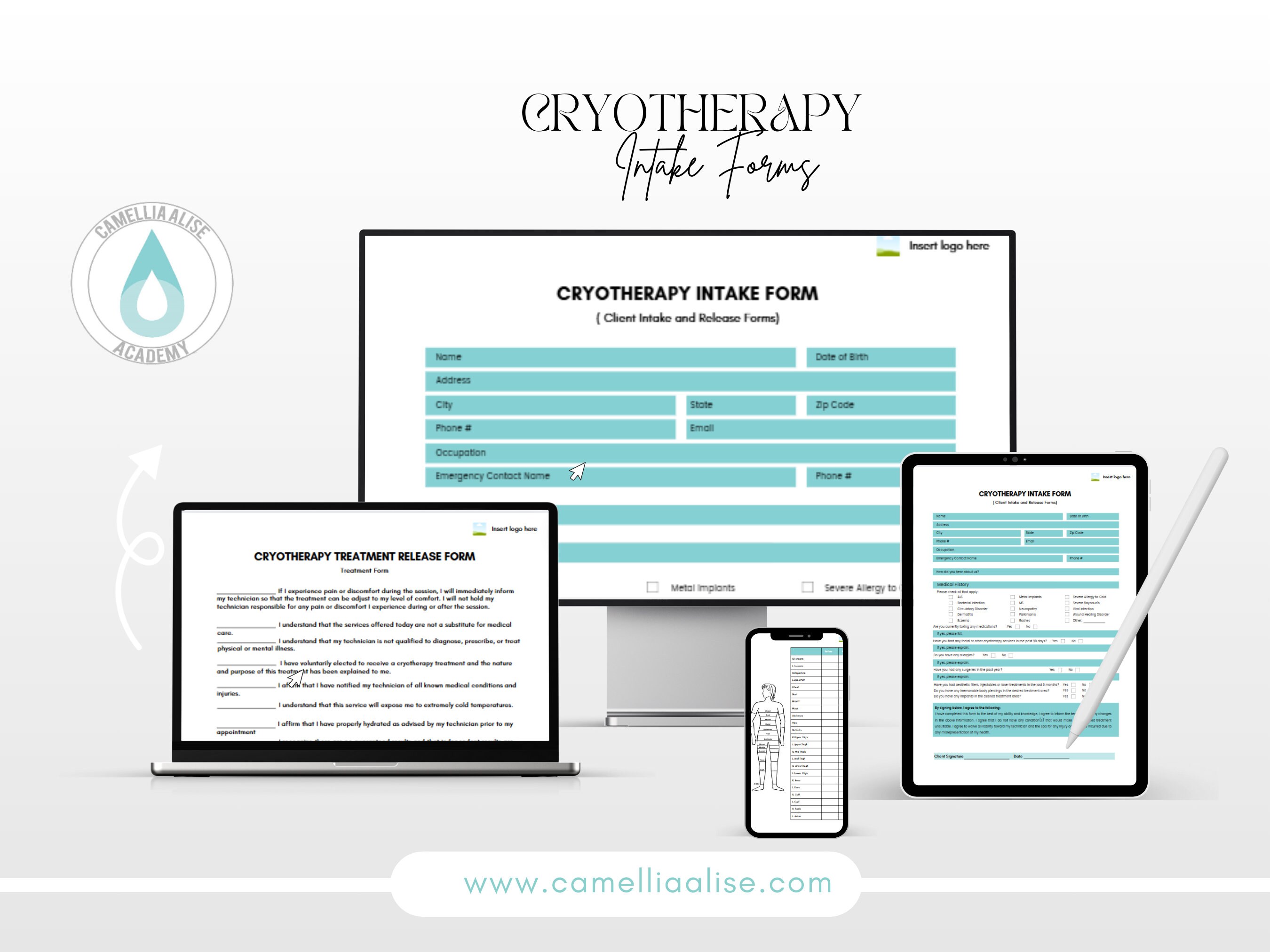 Cold Therapy Treatment Consent Form Ice Therapy Consent Form Body ...