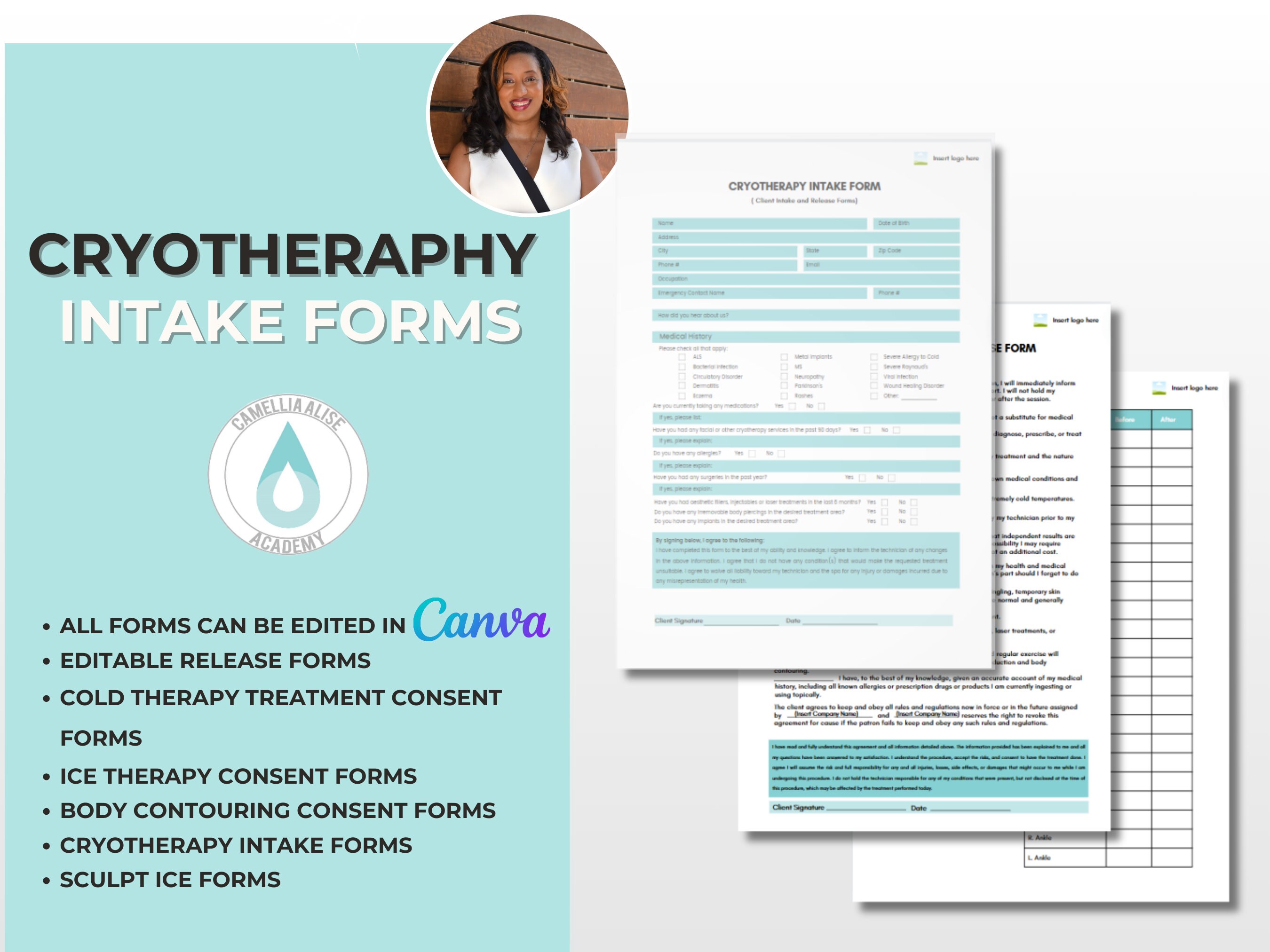 Cold Therapy Treatment Consent Form Ice Therapy Consent Form Body ...